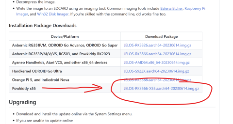 Setting up the Powkiddy X55 as a gift – JelOS / Linux Retro Handheld ...